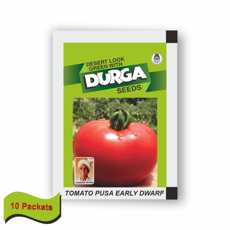 DURGA TOMATO PUSA EARLY DWARF (50 GM)(10 PACKETS) - LeafConAgro