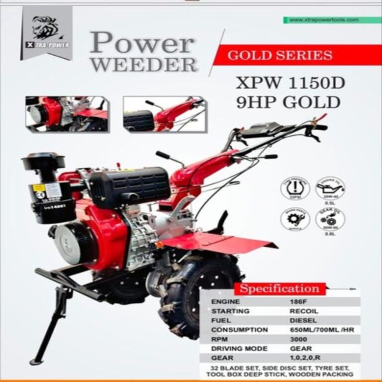 VGT POWER WEEDER XPW 1150D 9HP GOLD - LeafConAgro